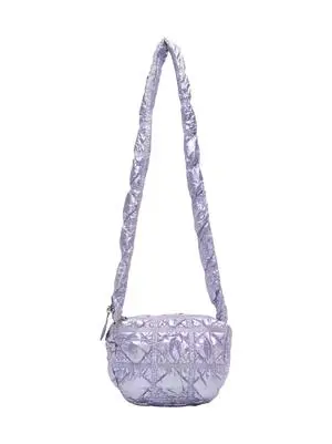 CARLYN Quilted Clutch - Purple