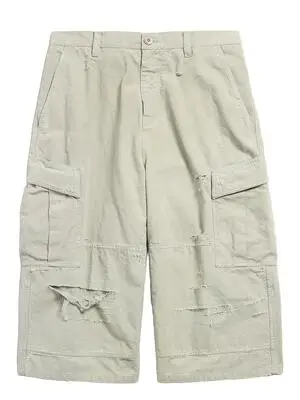Balenciaga Cropped Cargo Pants - Beige