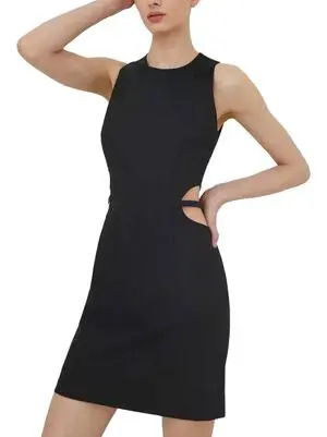 Hugo Cut-out Mini Dress - Black