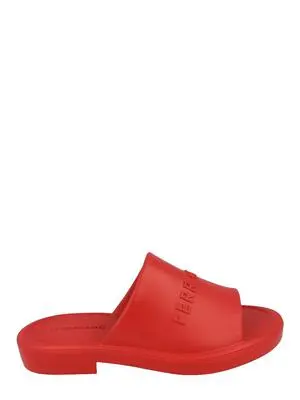 FERRAGAMO Giuneva Slide - Red