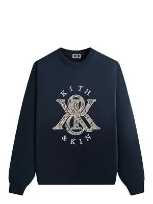 Kith K&k Python Nelson Crewneck - Blue