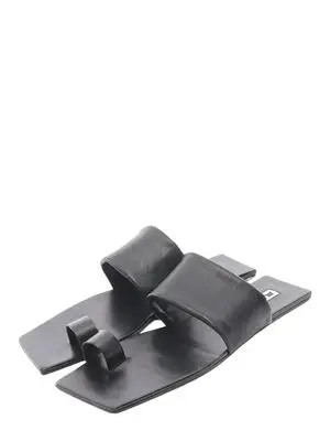JIL SANDER Thong Band Sandals - Black