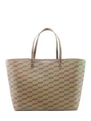 Balenciaga 2010s Bb-monogram Tote Bag - Neutrals