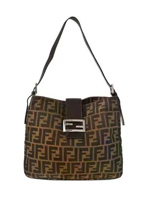 Fendi 2000 Zucca Shoulder Bag - Brown