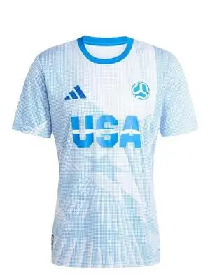 Adidas Usa Jersey - White/glow Blue