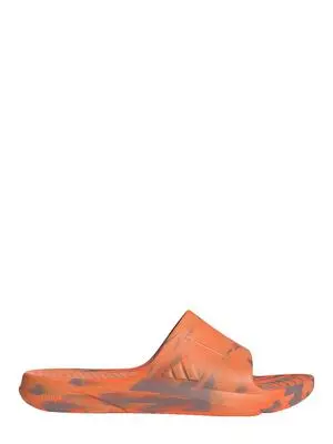 Adidas Lightshift Slides - Dusky Blue Orange/taupe Oxide/impact Orange
