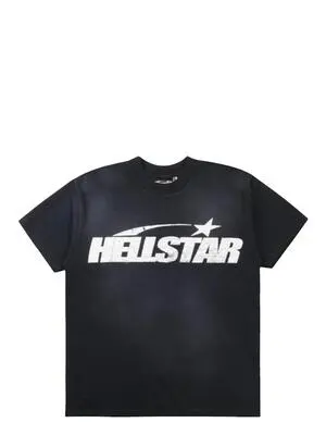 HELLSTAR Classic Logo Glow In The Dark Tee Shirt - Black