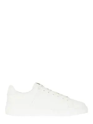 BALMAIN BCourt Calfskin Leather Trainers