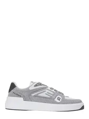 Balmain Bcourt Skate Trainers - Grey