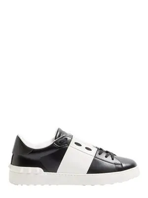VALENTINO Valentino Garavani Open Leather Sneakers With Rockstud Detail
