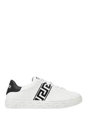 VERSACE Embroidered Grecain Sneakers