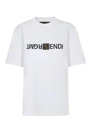 Fendi X Fragment Logo T-shirt - White