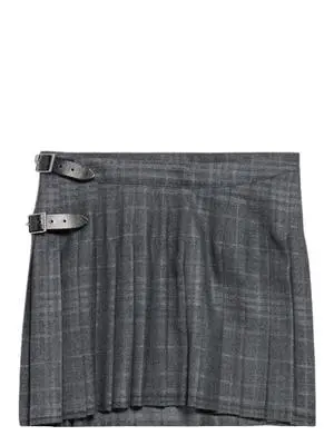 Balenciaga Pleated Mini Skirt - Grey