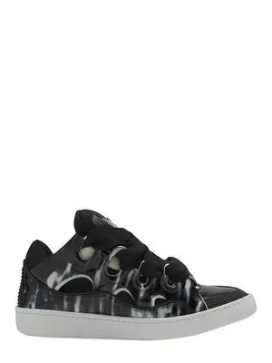 LANVIN Leather Curbin - Black/white