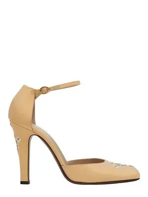 Valentino Garavani Hi Dolly Ankle Strap Pumps - Clay