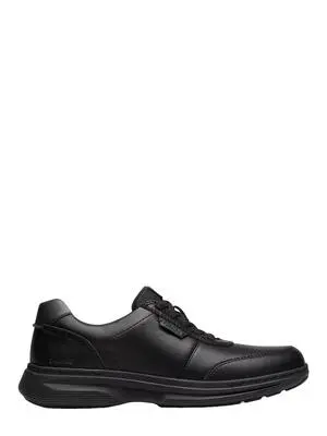 Clarks Leather Lace-up Casual Shoe - Black Leather
