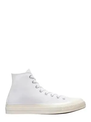 CONVERSE Chuck 70 Hi Leather Sneakers - White/fossilized/egret