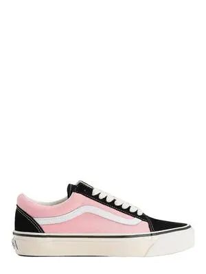 VANS Premium Old Skool Archivein Sneakers - Black/coral