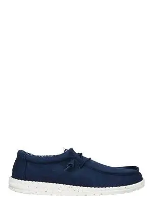 HEY DUDE Wally Stretch Canvas - Navy Blue