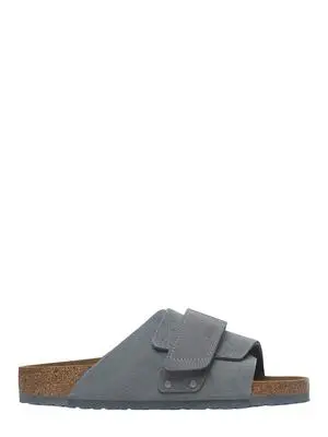 BIRKENSTOCK Kyoto Nubuck Suede Sandals - Basalt Grey