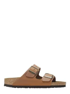BIRKENSTOCK Arizona Oiled Leather Sandals - Cognac
