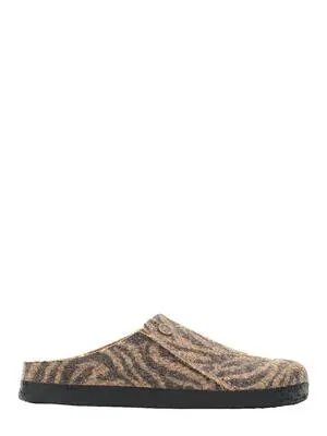 BIRKENSTOCK Zermatt Wool Felt Clog - Zebra Toffee