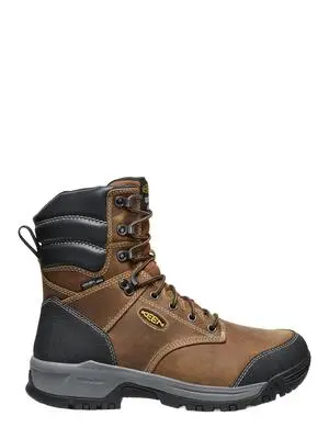 Keen Evanston 8" Insulated Waterproof Soft Toe Boots - Bison/black
