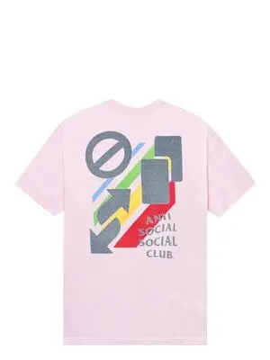 ANTI SOCIAL SOCIAL CLUB X Uno Wild Reflective Tee Shirt - Light Pink