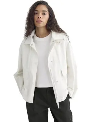 Everlane Re:cycled Nylon Barrel Jacket - Bone