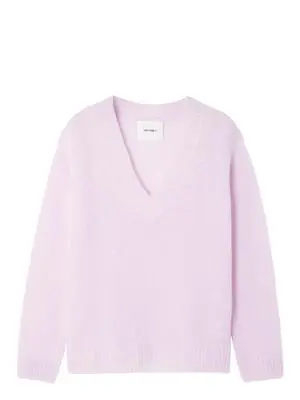 LISA YANG Leona Cashmere And Silk-blend Sweater - Pastel Pink