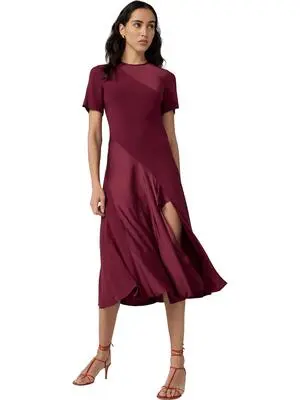 Diane Von Furstenberg Araminta Midi Dress - Cherry Wood