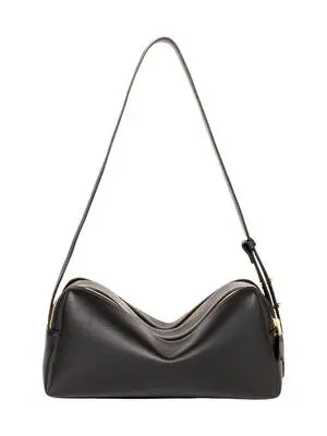 ELLEME Trousse Pebbled Leather Bag - Black
