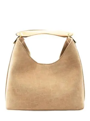 ELLEME Boomerang Small Croco Suede Beige