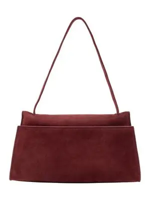 ELLEME Long Papillon Suede Burgundy