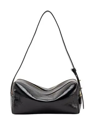 ELLEME Trousse Vintage Leather Pouch - Black