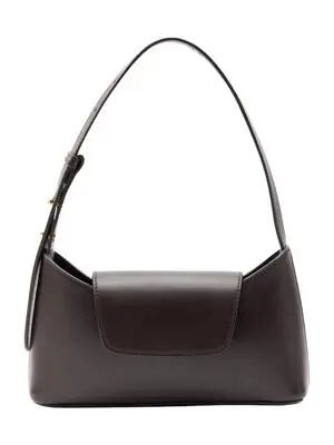 ELLEME Envelope Leather Shoulder Bag Tabacco