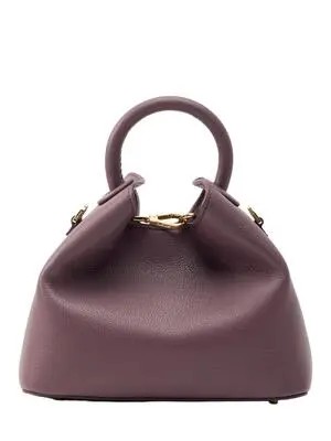 ELLEME Baozi Pebbled Leather Bag - Blackberry
