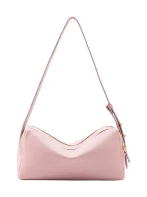 ELLEME Trousse Pebbled Leather Shoulder Bag - Pink