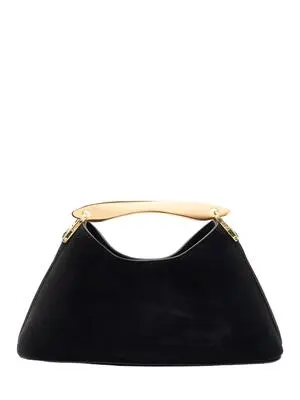 ELLEME Mini Boomerang Suede Bag Black