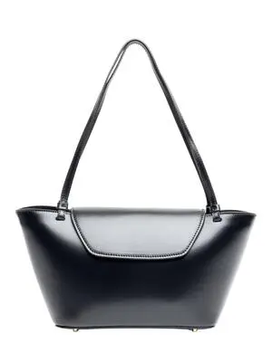 ELLEME Courrier Tote Patent Leather - Black