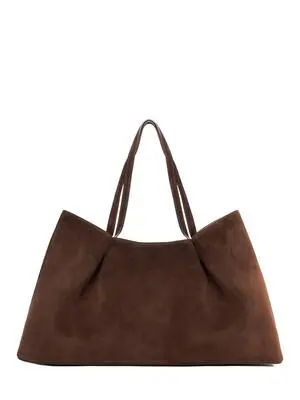 ELLEME Dimple Tote Suede - Brownie