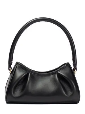ELLEME Small Dimple Leather Handbag - Black