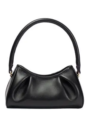 ELLEME Small Dimple Leather Handbag - Black