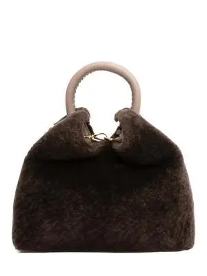 ELLEME Baozi Shearling Montone Bag - Grey