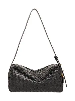 ELLEME Trousse Woven Leather Bag - Black