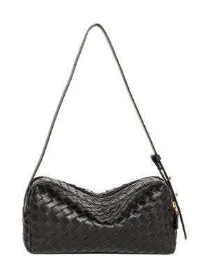 ELLEME Trousse Woven Leather Bag Black