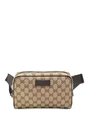Gucci Gg Canvas Belt Bag - Brown