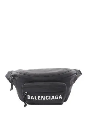 Balenciaga 2010s Wheel Belt Bag - Black