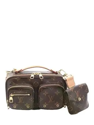 LOUIS VUITTON Monogram Crossbody Tote - Brown