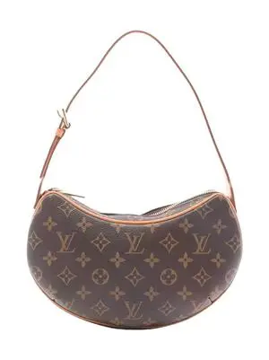 LOUIS VUITTON 2002 Croissant Shoulder Bag - Brown